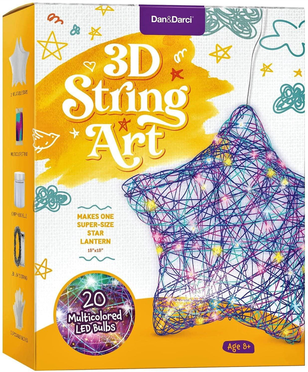 3D String Art Kit by Dan&Darci - Art & Craft Kit - The Toys Room ...