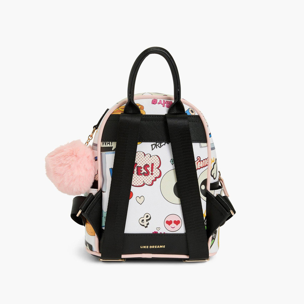 Animated Cartoon Backpack - White Saffiano Vegan Leather – TheToysRoom