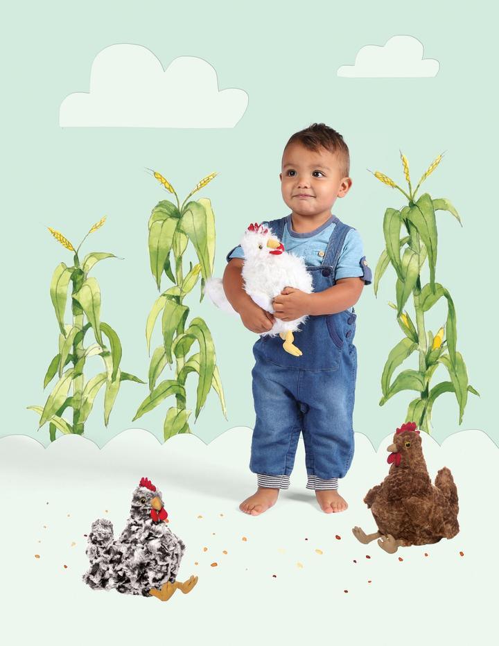 Manhattan Toy Henley Chicken - Black & White – TheToysRoom