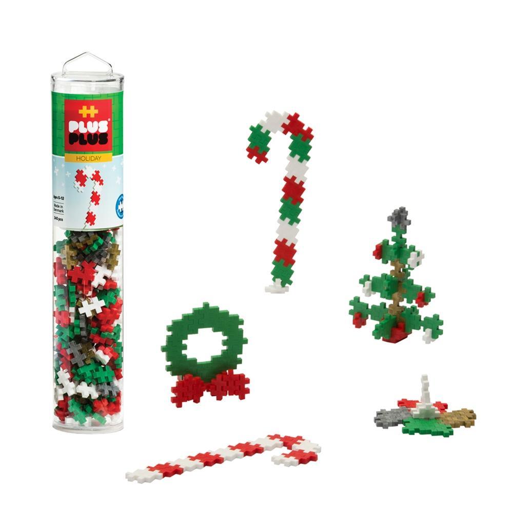 Plus-Plus Toys - Holiday / 240 Piece Tube - Building Toy - TheToysRoom