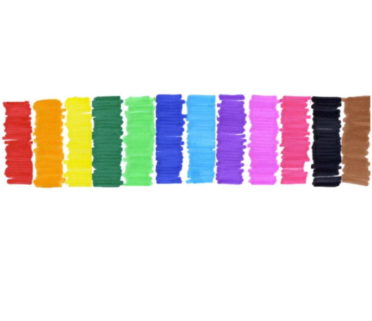 Triangular Magic Stix Markers, 12 Pack - TheToysRoom